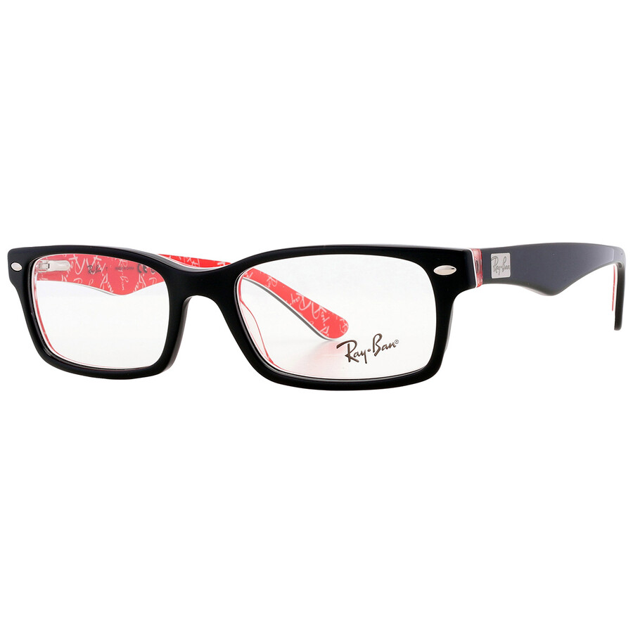 Ray-Ban Demo Rectangular Unisex Eyeglasses RX5206 2479 52 805289384519 ...