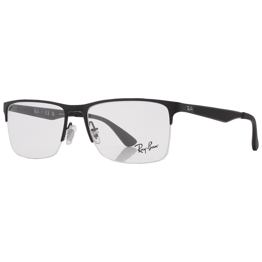 Ray-Ban Demo Rectangular Unisex Eyeglasses RX6335 2503 56 8053672402087 ...