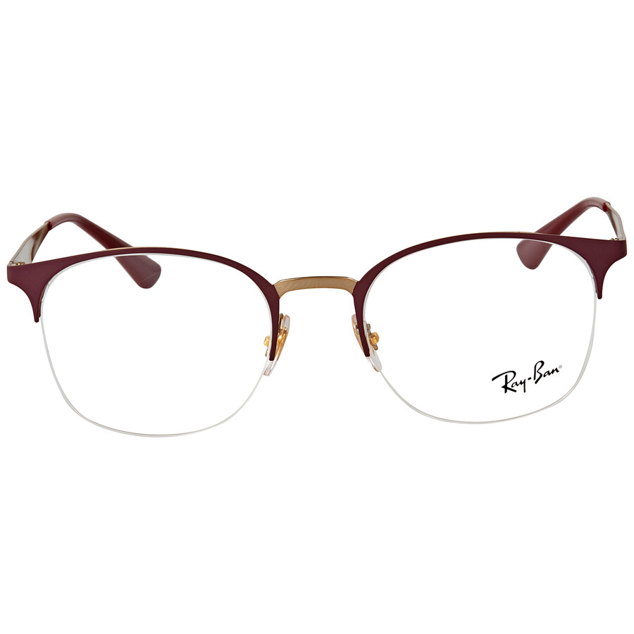 Ray-Ban Demo Square Ladies Eyeglasses RX6422 3007 49 RX6422 3007 49 ...