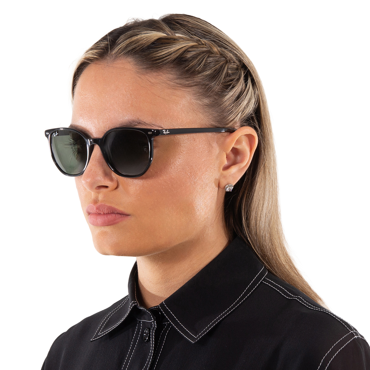 Ray-Ban Elliot Green Square Unisex Sunglasses RB2197 901/31 52 ...