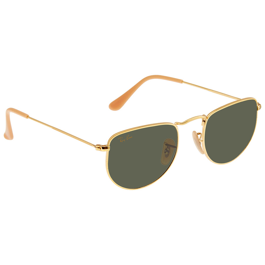 Ray-Ban Elon Green Classic G-15 Irregular Unisex Sunglasses RB3958 ...