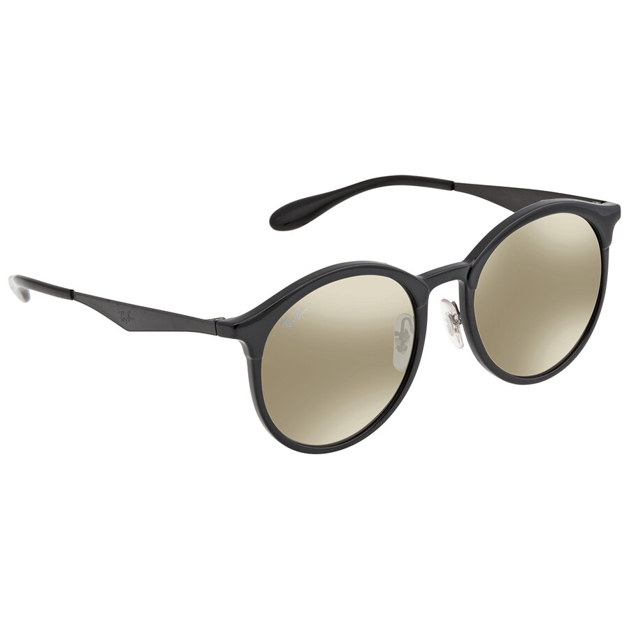 Ray-Ban Emma Gold Mirror Round Ladies Sunglasses RB4277F 601/5A 53 ...