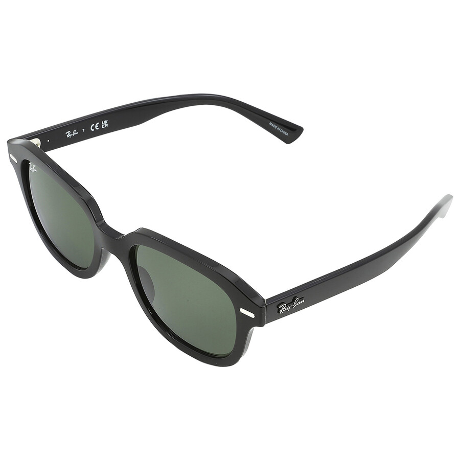 Ray-Ban Erik Green Square Unisex Sunglasses RB4398 901/31 53 ...