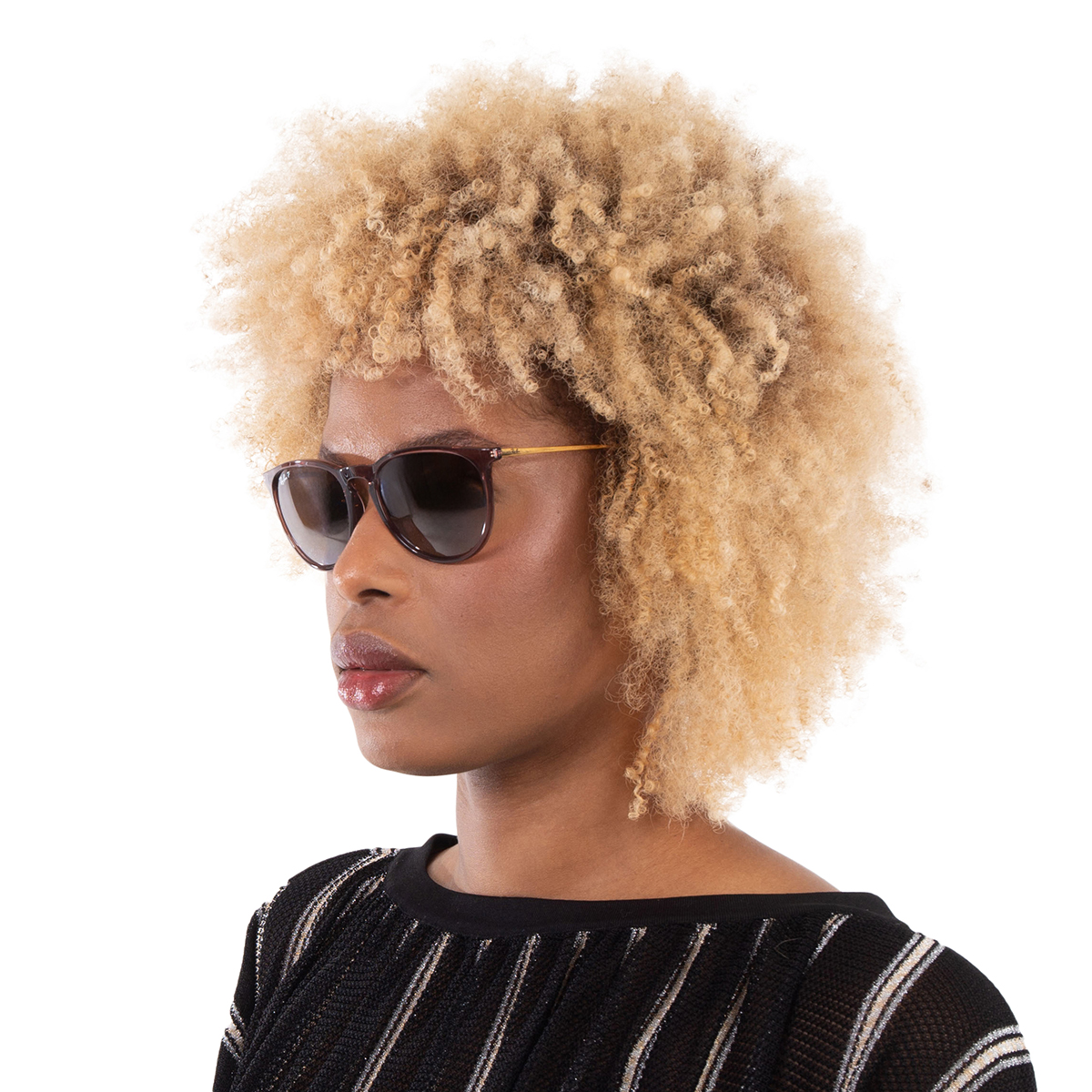 Ray-Ban Erika Classic Brown Gradient Phantos Ladies Sunglasses RB4171 ...