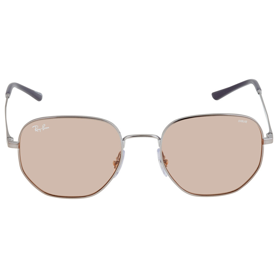 Ray-Ban Evolve Brown Photochromic Geometric Unisex Sunglasses RB3682 ...