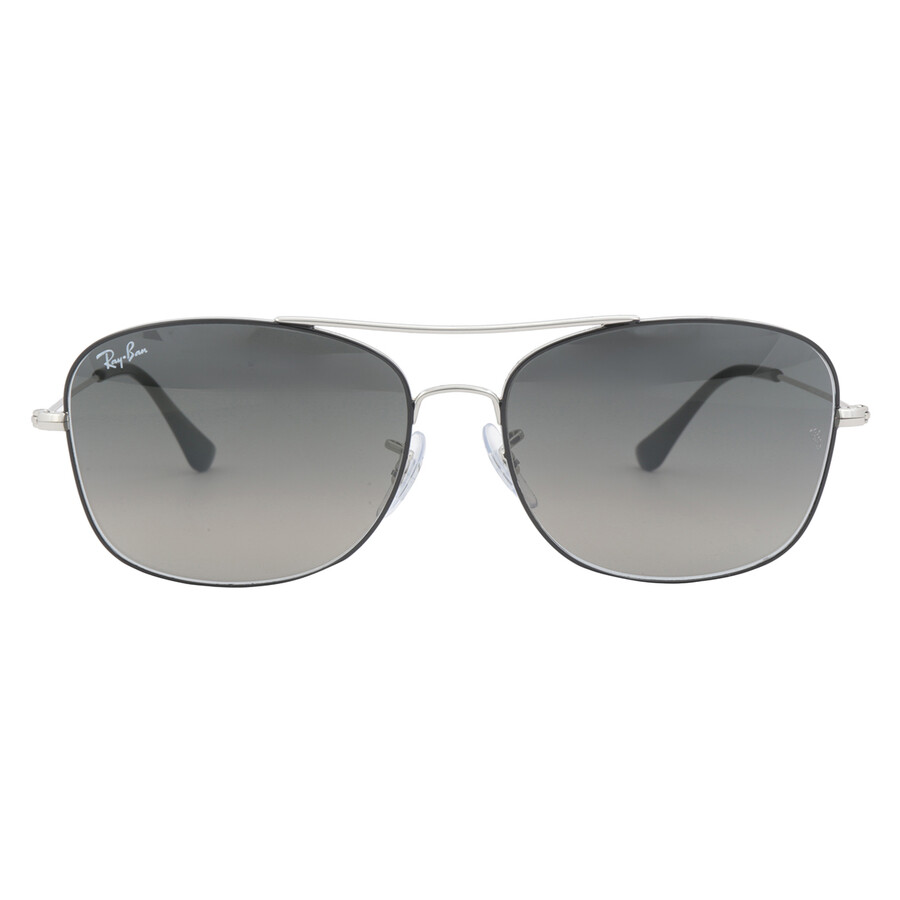 Ray-Ban Gray Gradient Square Unisex Sunglasses RB3799 914471 57 ...