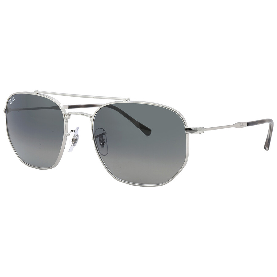 Ray-Ban Gray Irregular Unisex Sunglasses RB3707003/7157 RB3707 003/71 ...