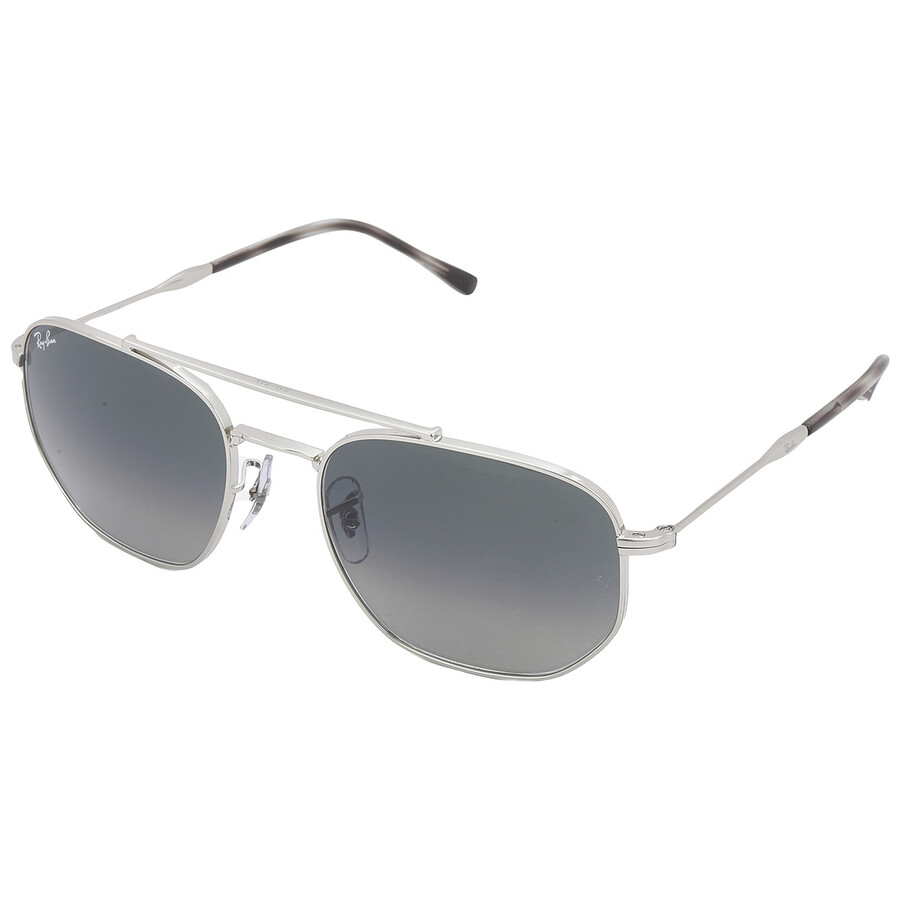 Ray-Ban Gray Irregular Unisex Sunglasses RB3707003/7157 RB3707 003/71 ...