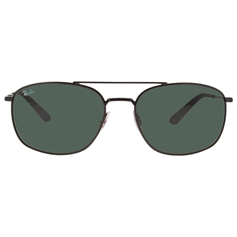 Ray-Ban Green Aviator Men's Sunglasses RB3654 002/71 60 8056597122450 ...