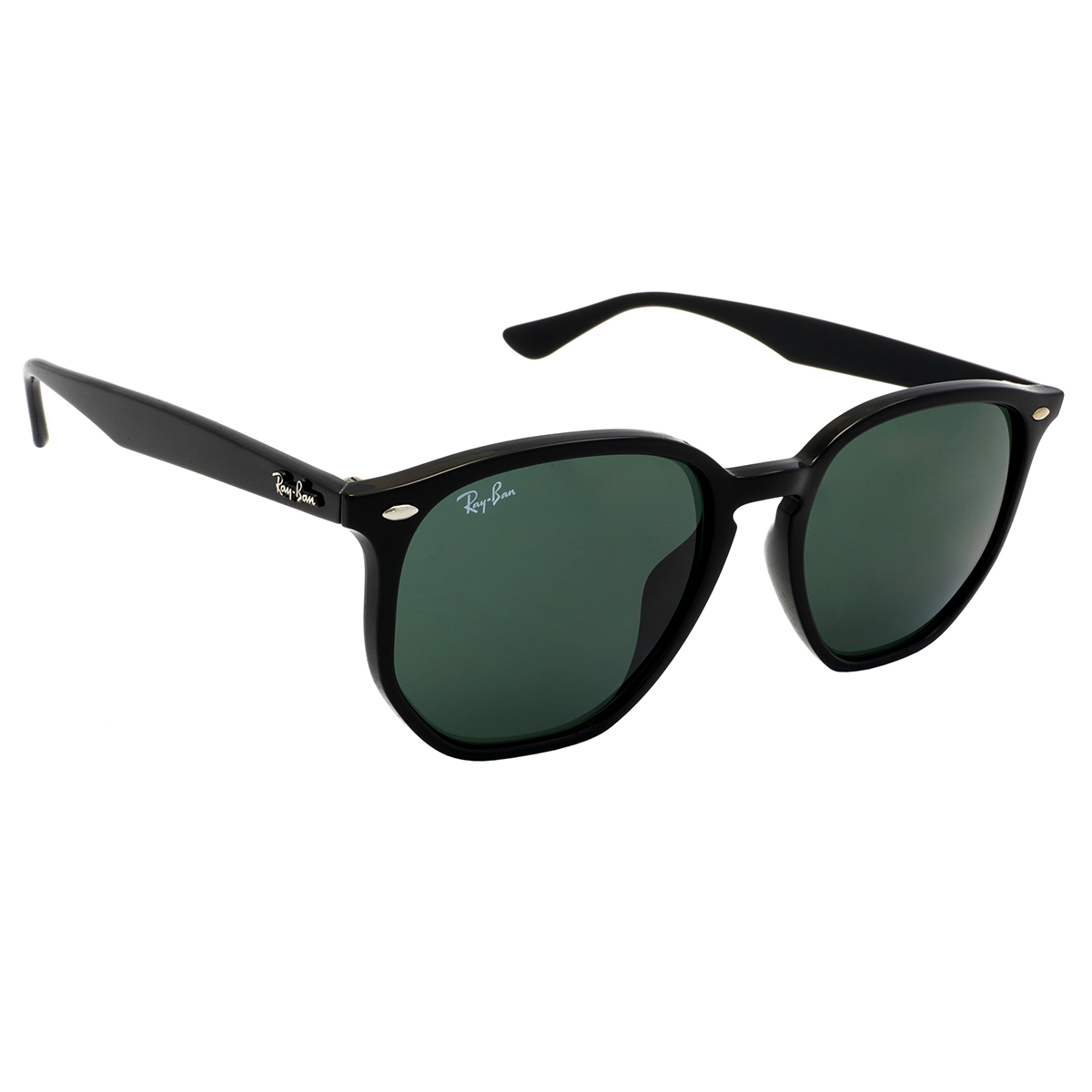 Ray-Ban Green Classic Geometric Unisex Sunglasses RB4306F 601/71 54 ...