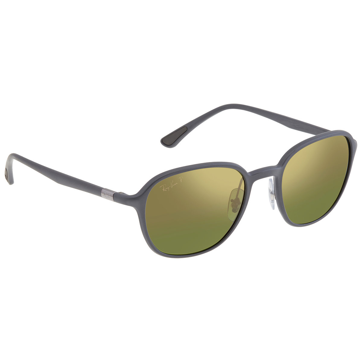 Ray-Ban Green Mirror Chromance Square Unisex Sunglasses RB4341CH 60176O ...