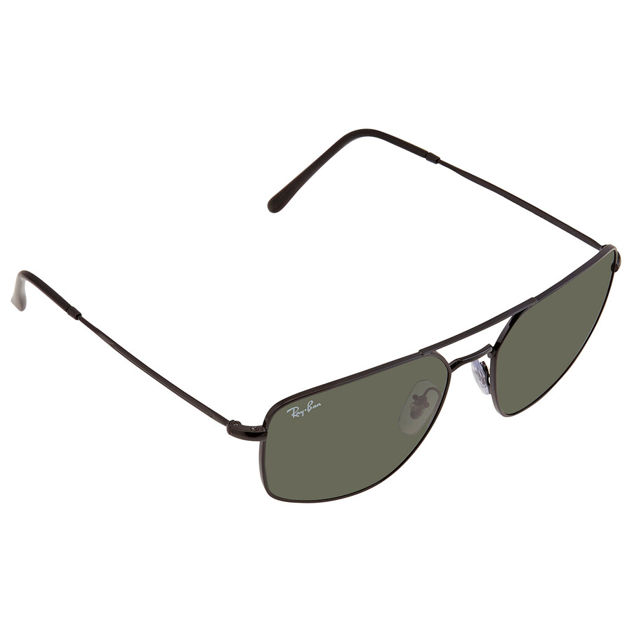 Ray-Ban Green Rectangular Unisex Sunglasses RB3666 002/31 56 ...