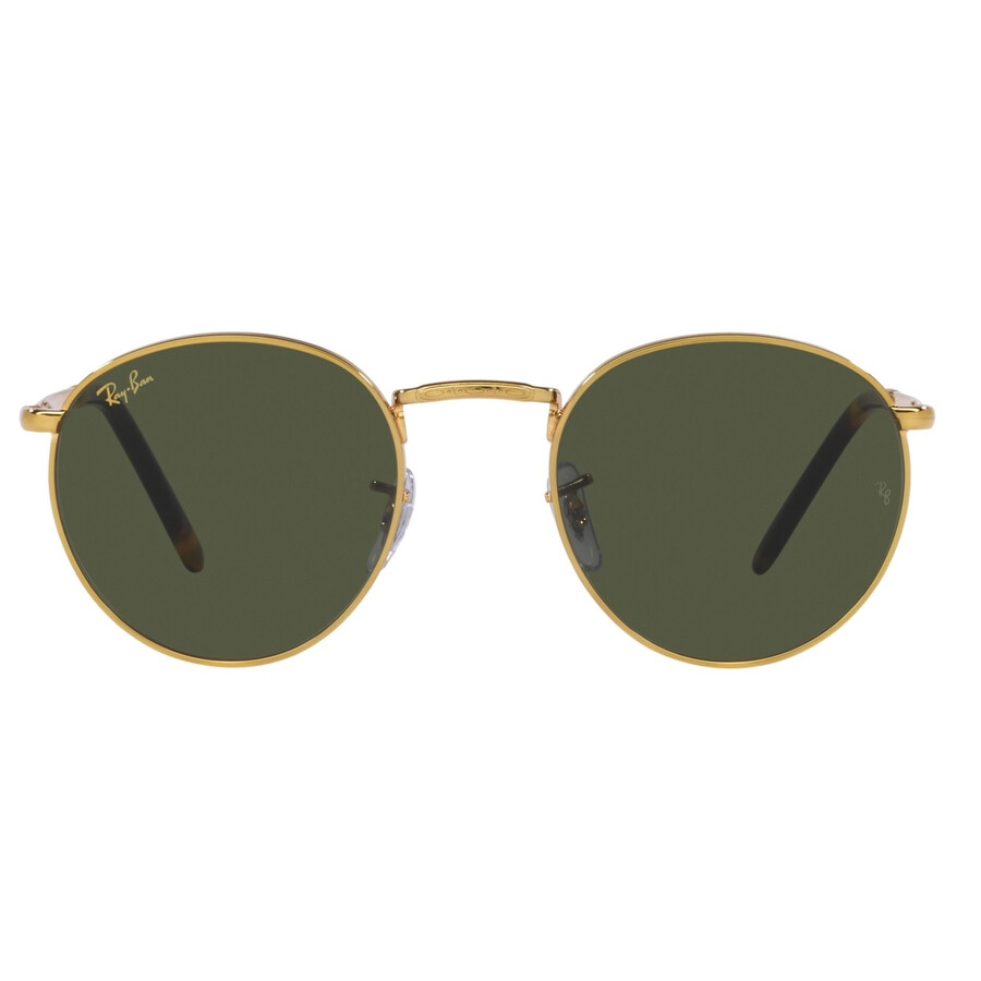 Ray-Ban New Round Green Unisex Sunglasses RB3637 919631 50 ...