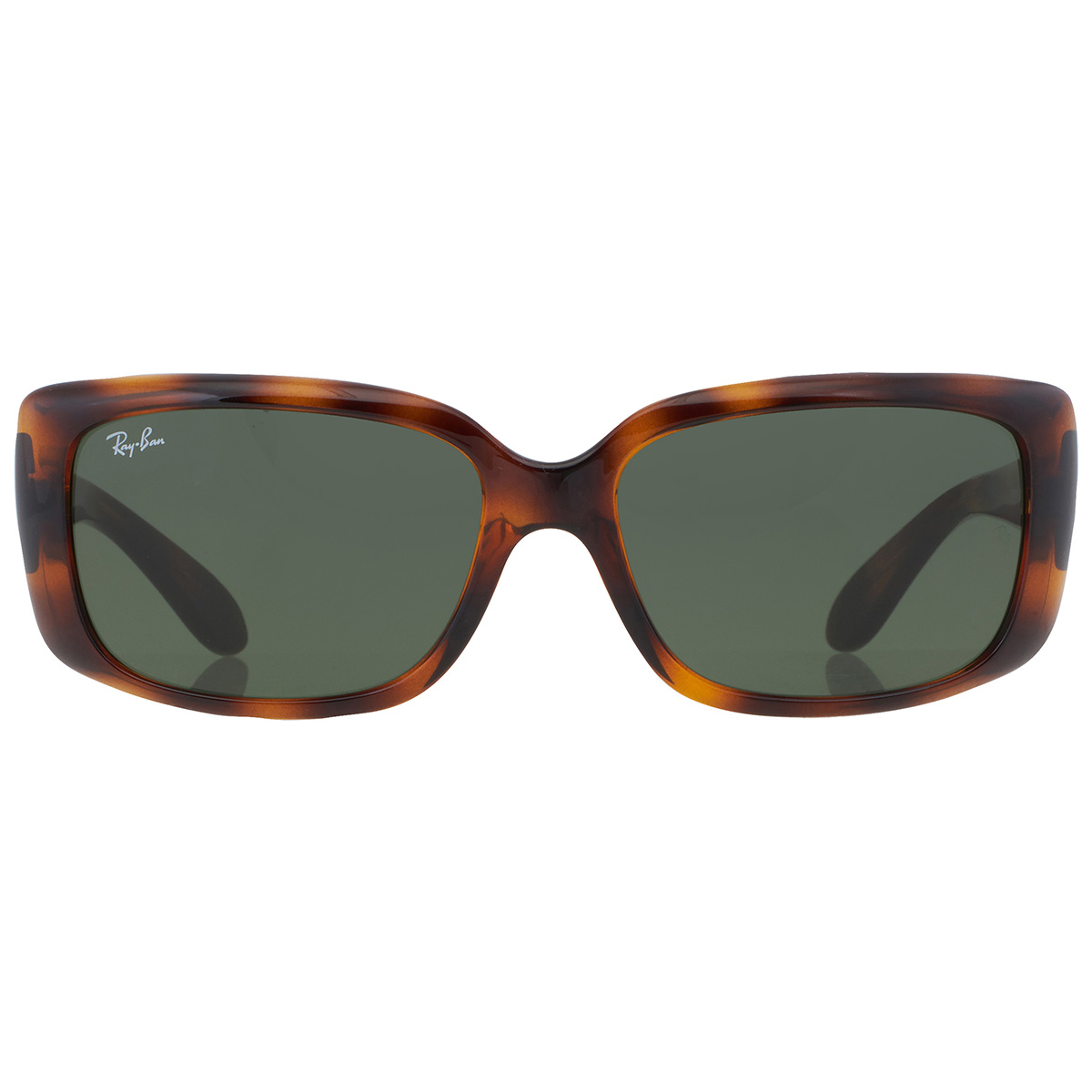 Ray-Ban Green Square Ladies Sunglasses RB4389 710/31 58 8056597718431 ...