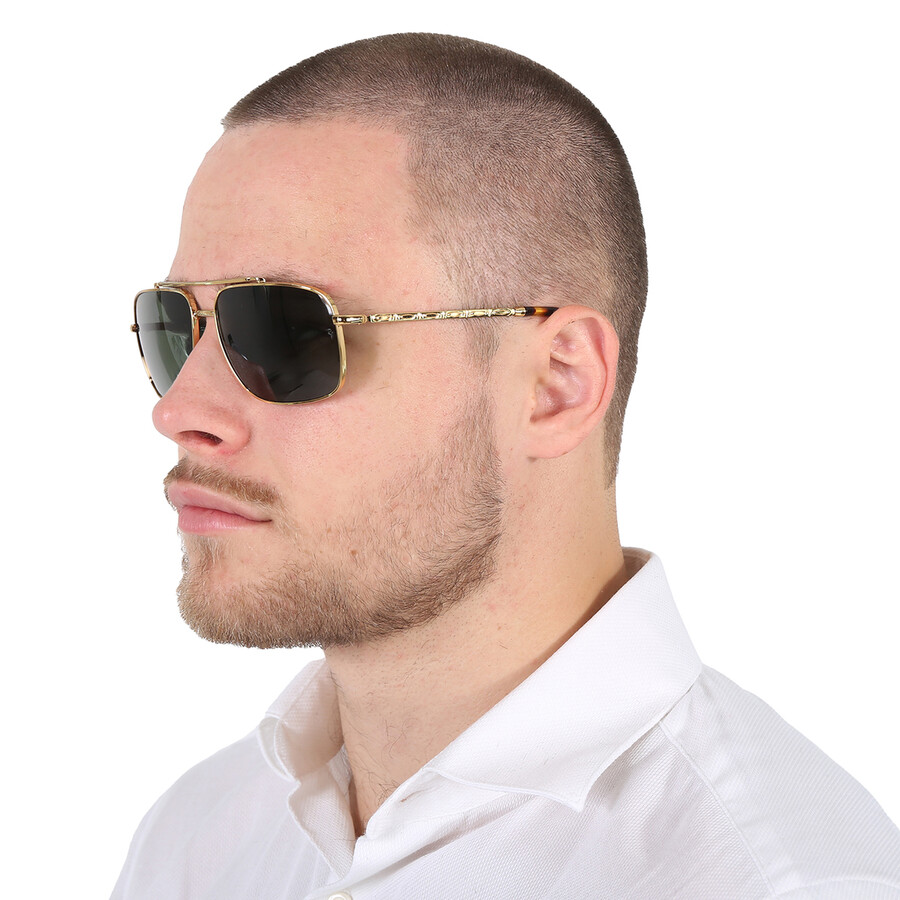 Ray-Ban Green Square Sunglasses RB3796 919631 59 8056597836999 ...