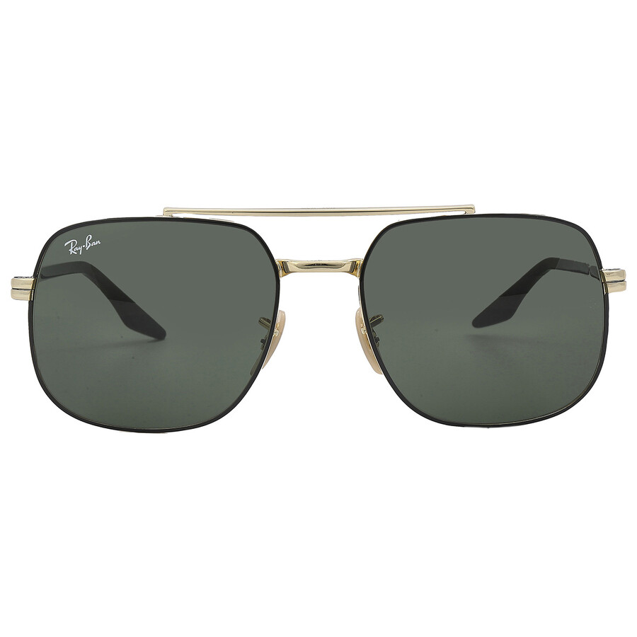 Ray-Ban Green Square Unisex Sunglasses RB3699 900031 56 8056597719650 ...