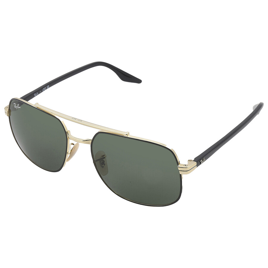 Ray-Ban Green Square Unisex Sunglasses RB3699 900031 56 8056597719650 ...