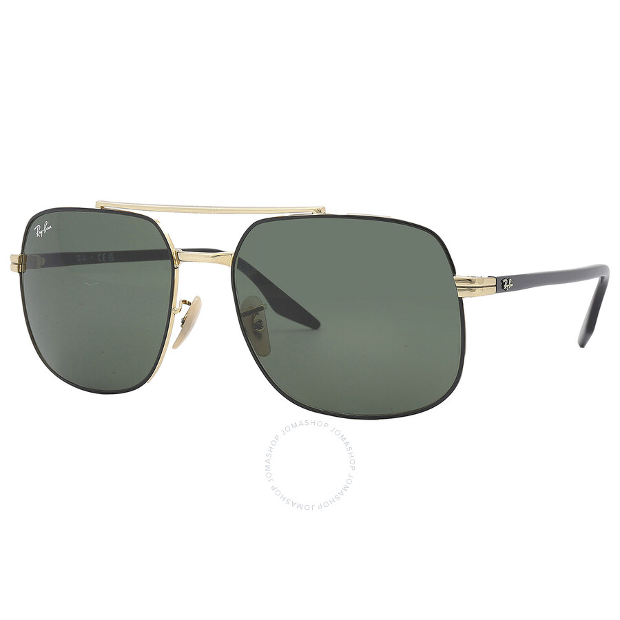 Ray-Ban Green Square Unisex Sunglasses RB3699 900031 59 8056597719643 ...