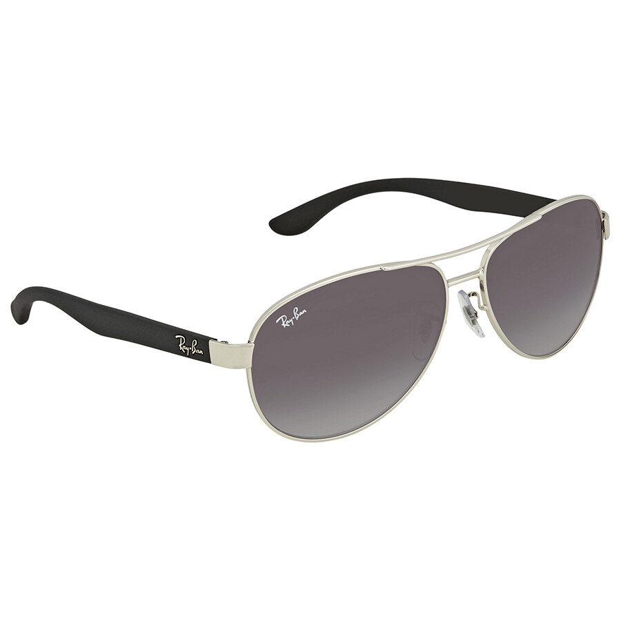 Ray-Ban Grey Gradient Pilot Unisex Sunglasses RB3457 134/8G 59 ...