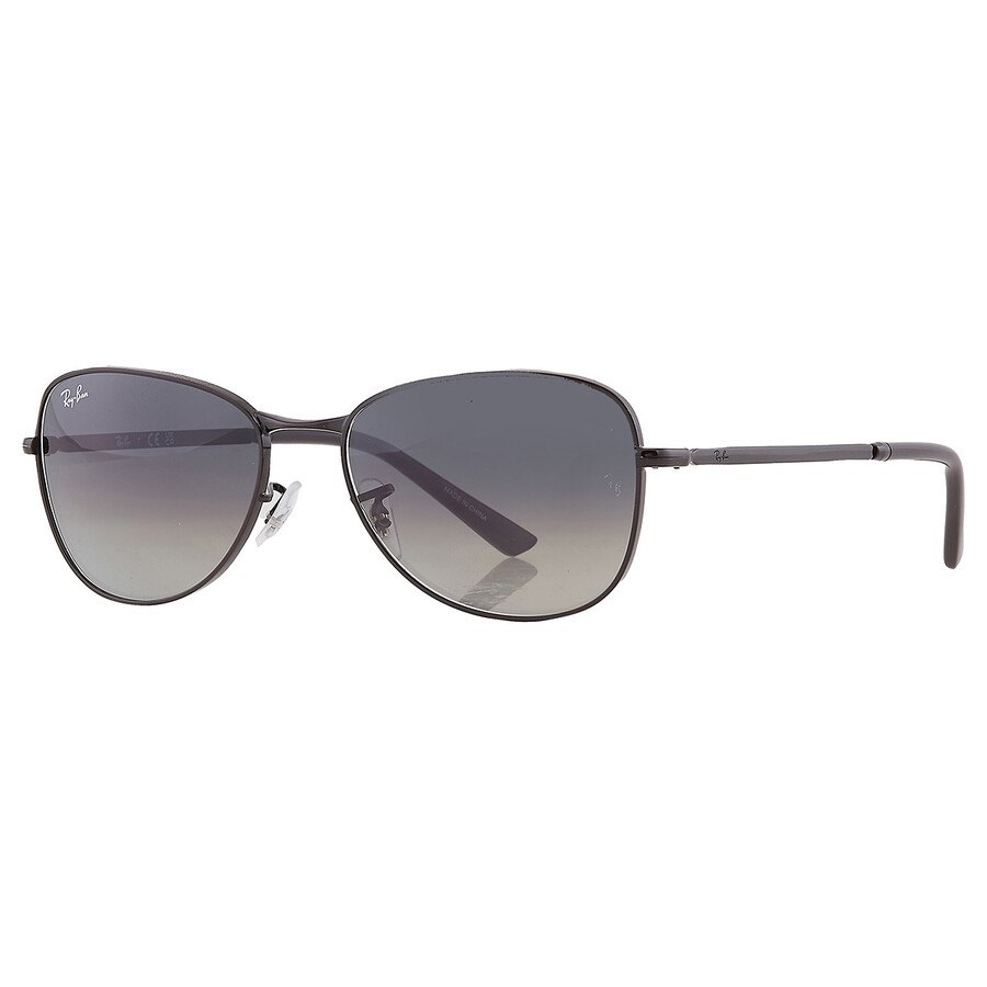 Ray-Ban Grey Gradient Pilot Unisex Sunglasses RB3733 002/71 56 ...