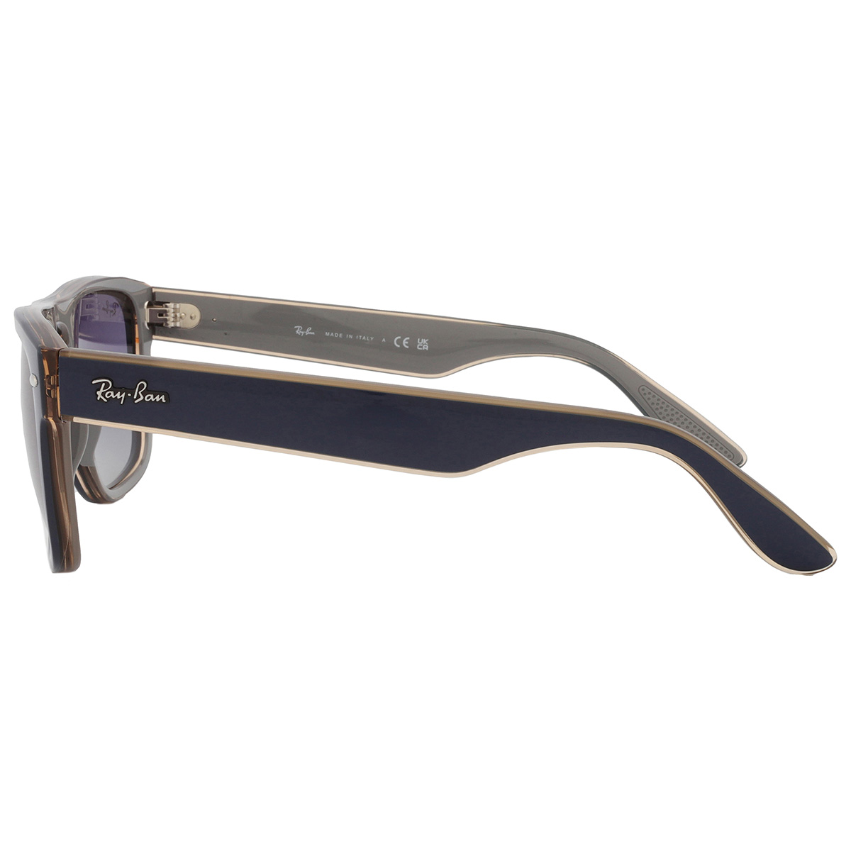 Ray-Ban Grey/Blue Square Unisex Sunglasses RB4407 67304L 57 ...