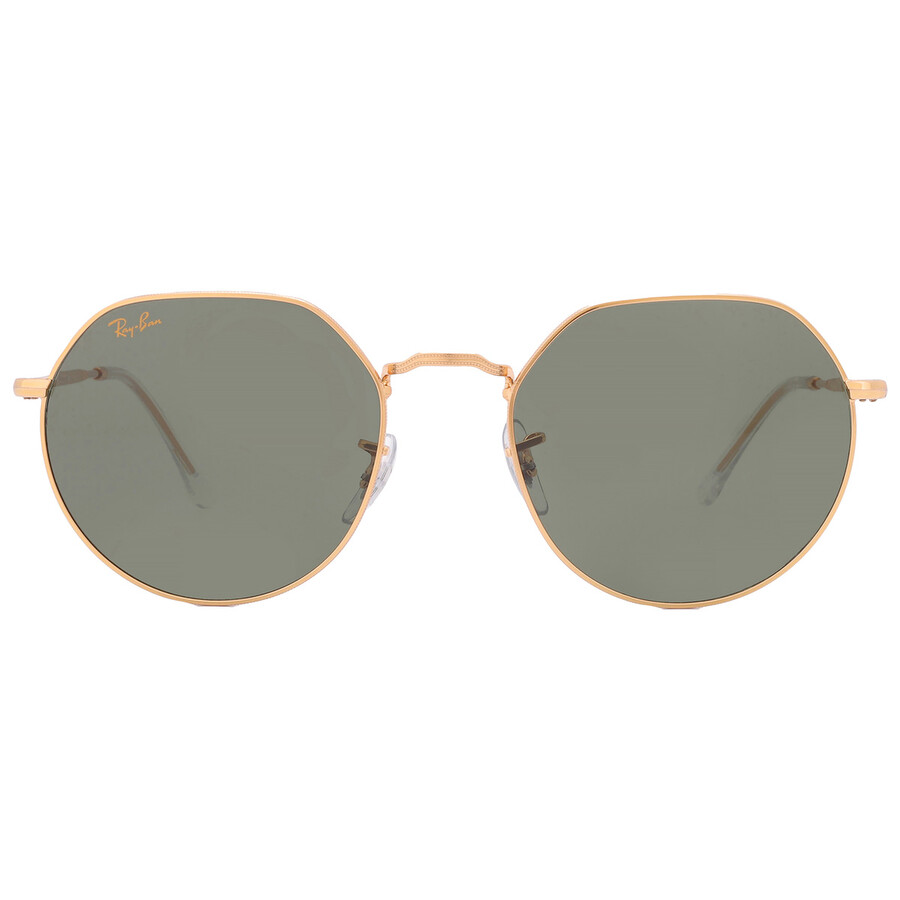 Ray-Ban Jack Green Geometric Unisex Sunglasses RB3565 919631 55 ...