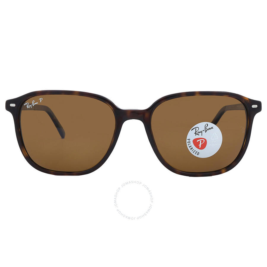 Ray-Ban Leonard Polarized Brown Square Unisex Sunglasses RB2193 902/57 ...
