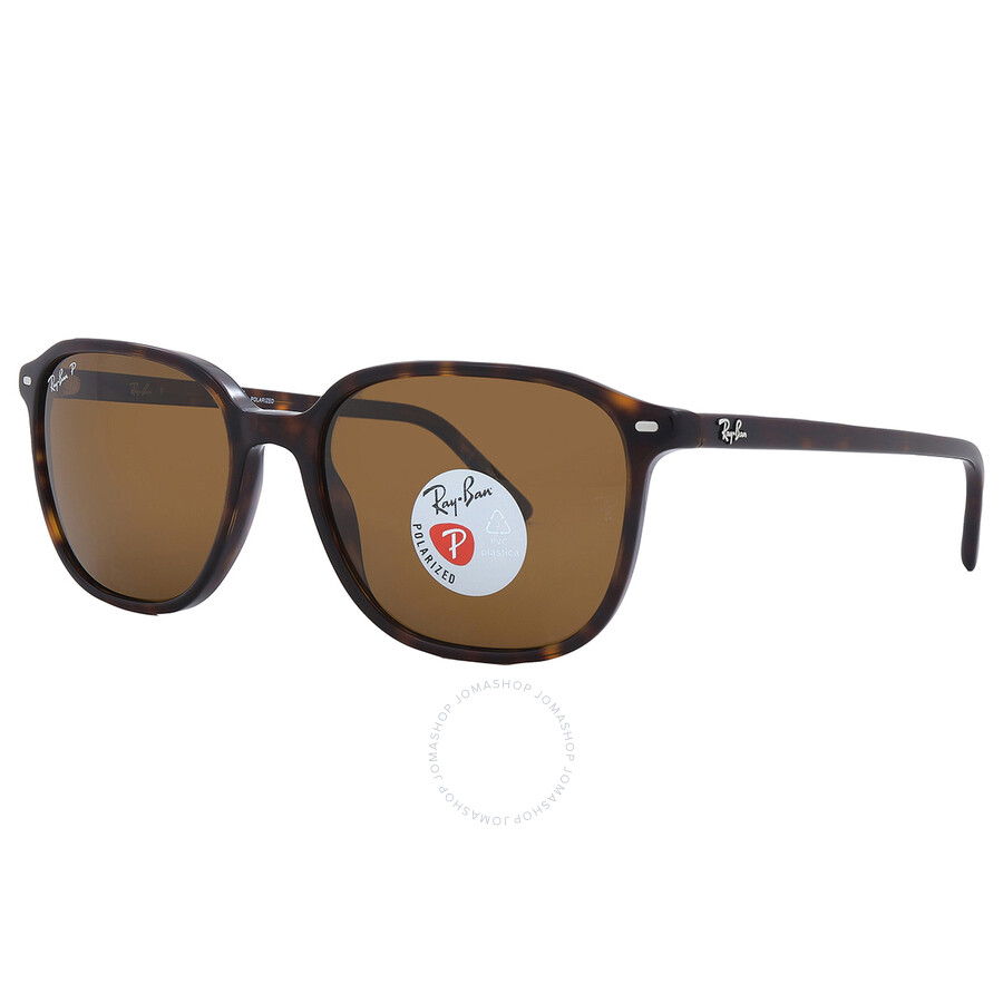 Ray-Ban Leonard Polarized Brown Square Unisex Sunglasses RB2193 902/57 ...