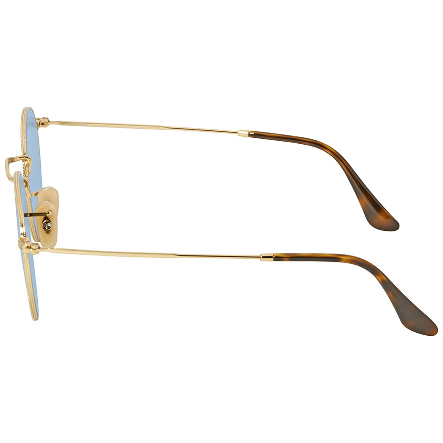 Ray-Ban Light Blue Gradient Flash Round Men's Sunglasses RB3447 N001/9O ...