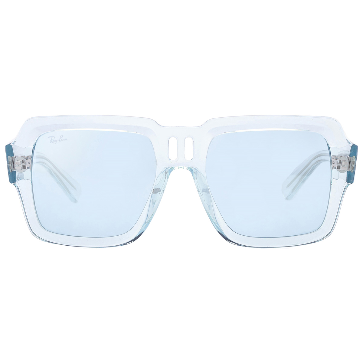 Ray-Ban Magellan Bio Based Blue Mirror Square Unisex Sunglasses RB4408 ...
