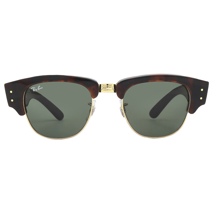 Ray-Ban Mega Clubmaster Green Square Unisex Sunglasses RB0316S 990/31 ...