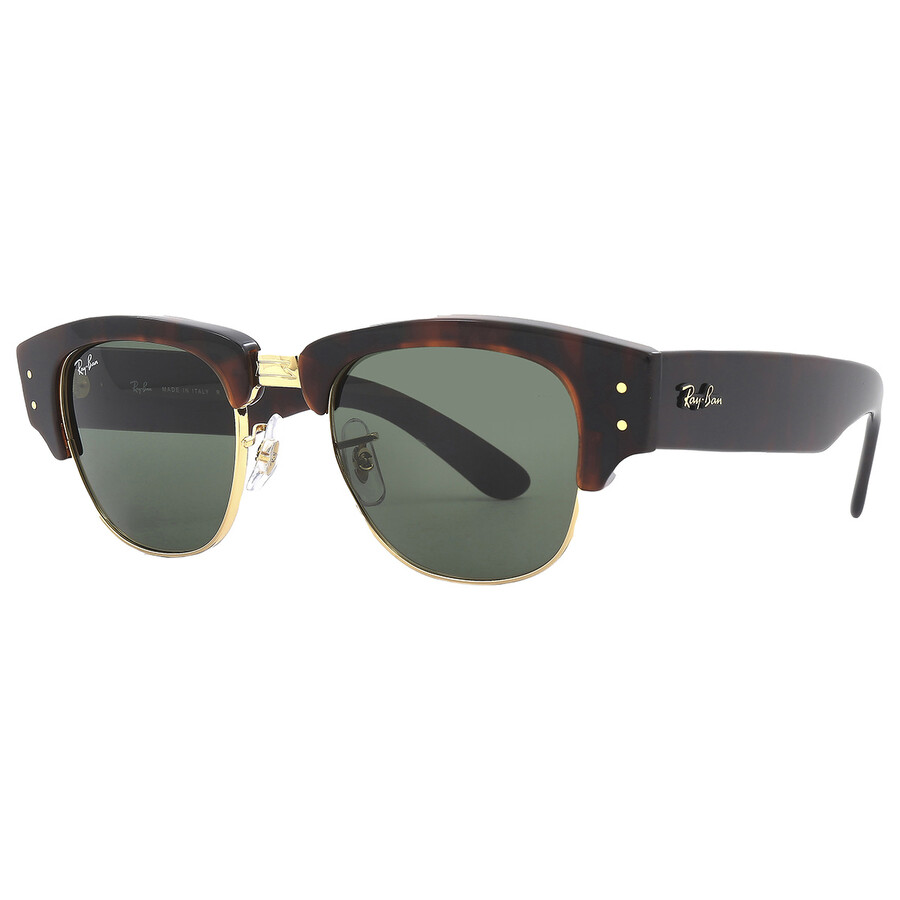 Ray-Ban Mega Clubmaster Green Square Unisex Sunglasses RB0316S 990/31 ...