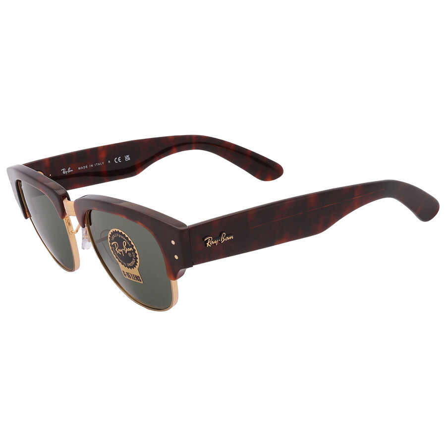 Ray-Ban Mega Clubmaster Green Square Unisex Sunglasses RB0316S 990/31 ...