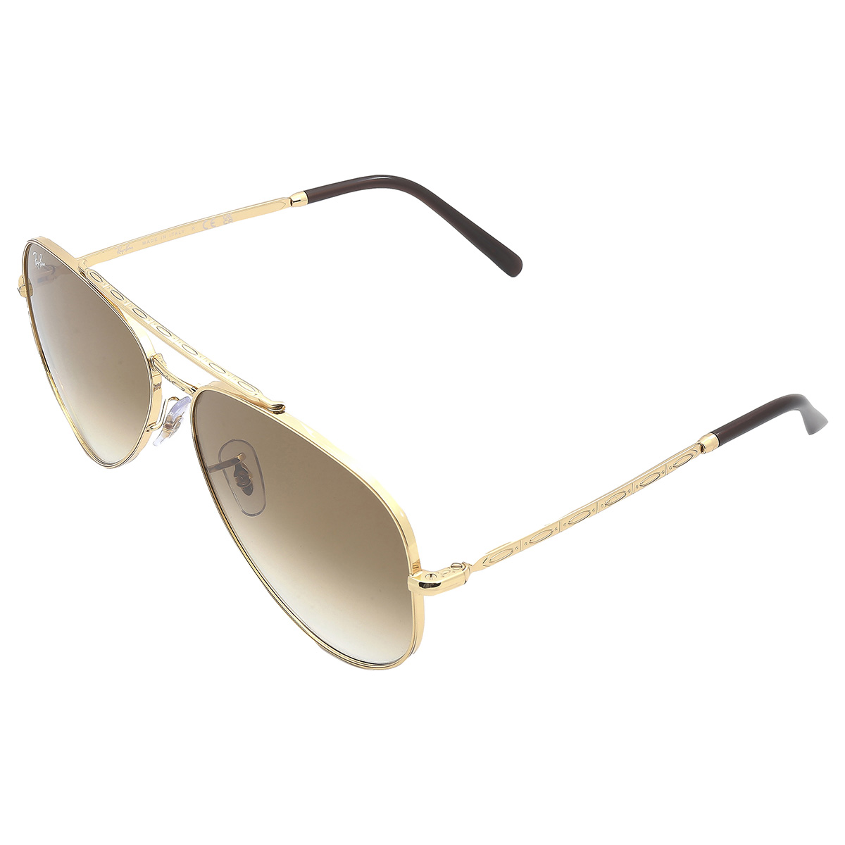 Ray-Ban New Aviator Light Brown Gradient Pilot Unisex Sunglasses RB3625 ...