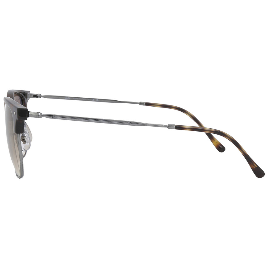 Ray-Ban New Clubmaster Brown Gradient Irregular Unisex Sunglasses ...