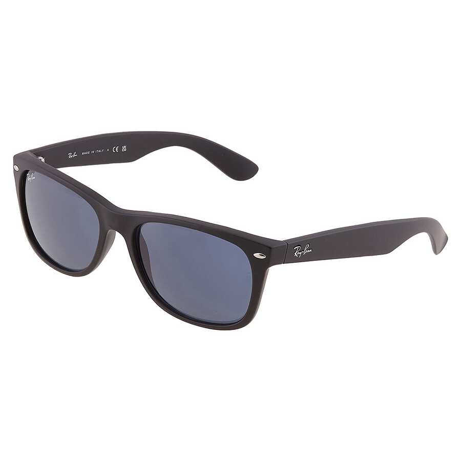Ray-Ban New Wayfarer Blue Square Unisex Sunglasses RB2132 622/R5 58 ...