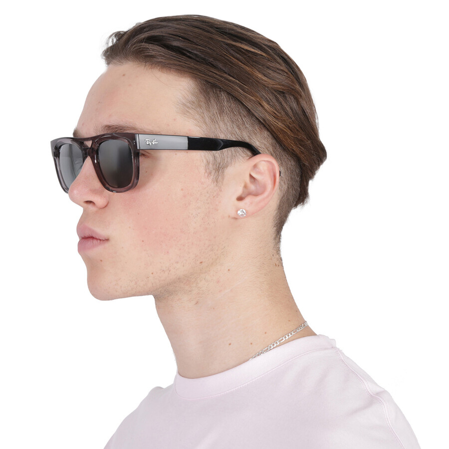 Ray-Ban Phil Bio Based Polarized Grey Gradient Mirror Square Unisex ...