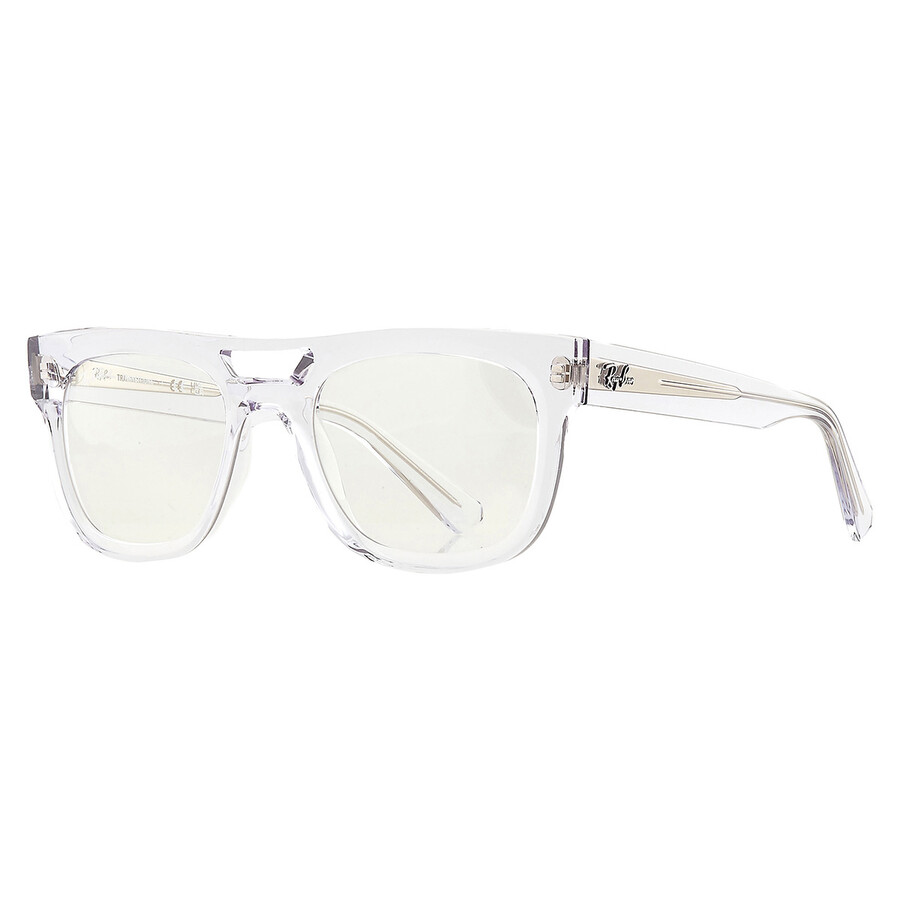 Ray-Ban Phil Bio Based Transitions Clear/Blue Photochromatic Square ...