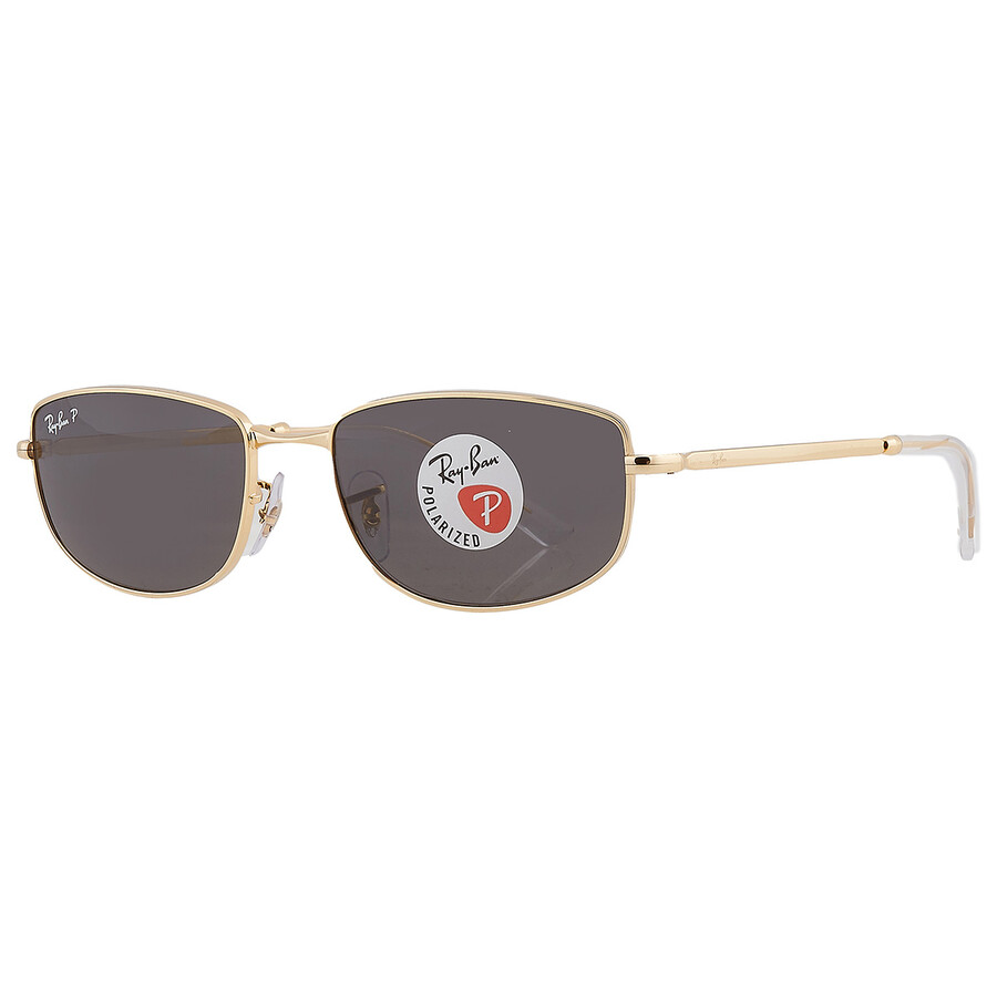 Ray-Ban Polarized Black Irregular Unisex Sunglasses RB3732 001/48 56 ...