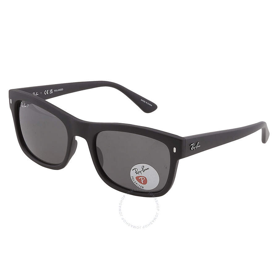 Ray-Ban Polarized Black Square Unisex Sunglasses RB4428 601S48 56 ...
