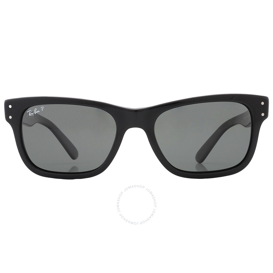 Ray-Ban Burbank Polarized Green Rectangular Men's Sunglasses RB2283 901 ...