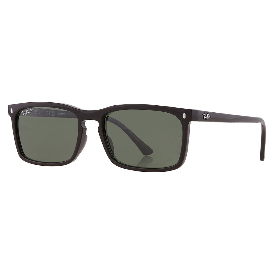 Ray-Ban Polarized Green Rectangular Unisex Sunglasses RB4435 901/58 59 ...