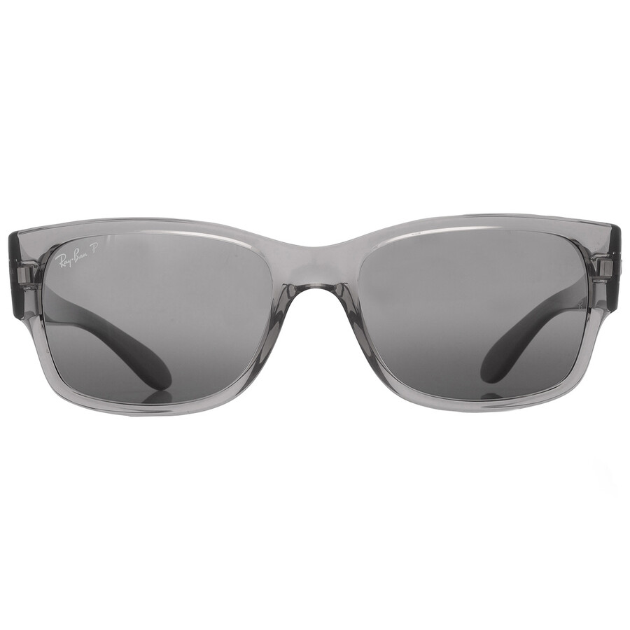 Ray-Ban Polarized Smoke Square Unisex Sunglasses RB4388-6647G3-55 ...