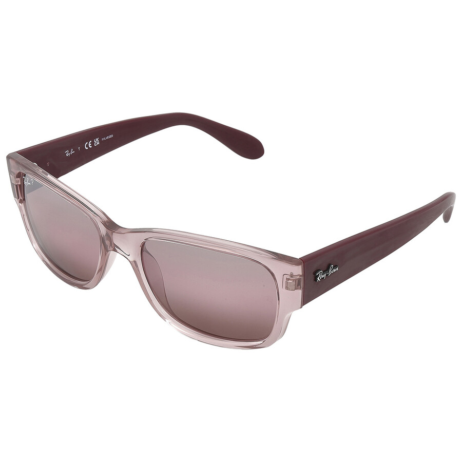 Ray-Ban Polarized Wine Square Unisex Sunglasses RB4388 6648G8 55 ...