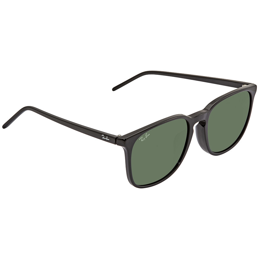 Ray-Ban Green Classic Square Unisex Sunglasses RB4387F 901/71 55 ...