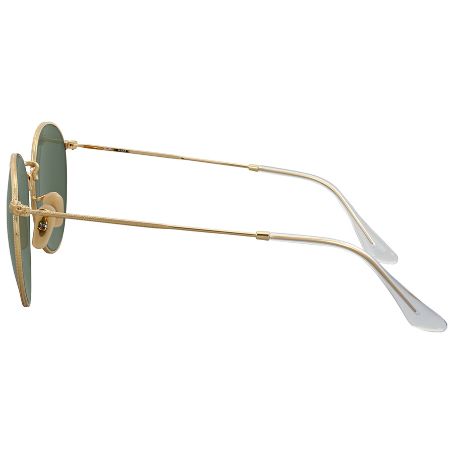 Ray-Ban Round Metal Green Classic Unisex Sunglasses RB3447 001 53 ...