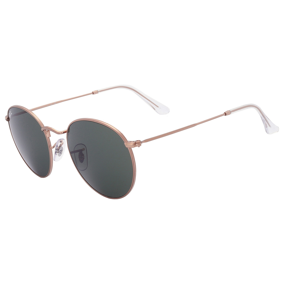 Ray-Ban Round Metal Green Unisex Sunglasses RB3447 920231 53 ...