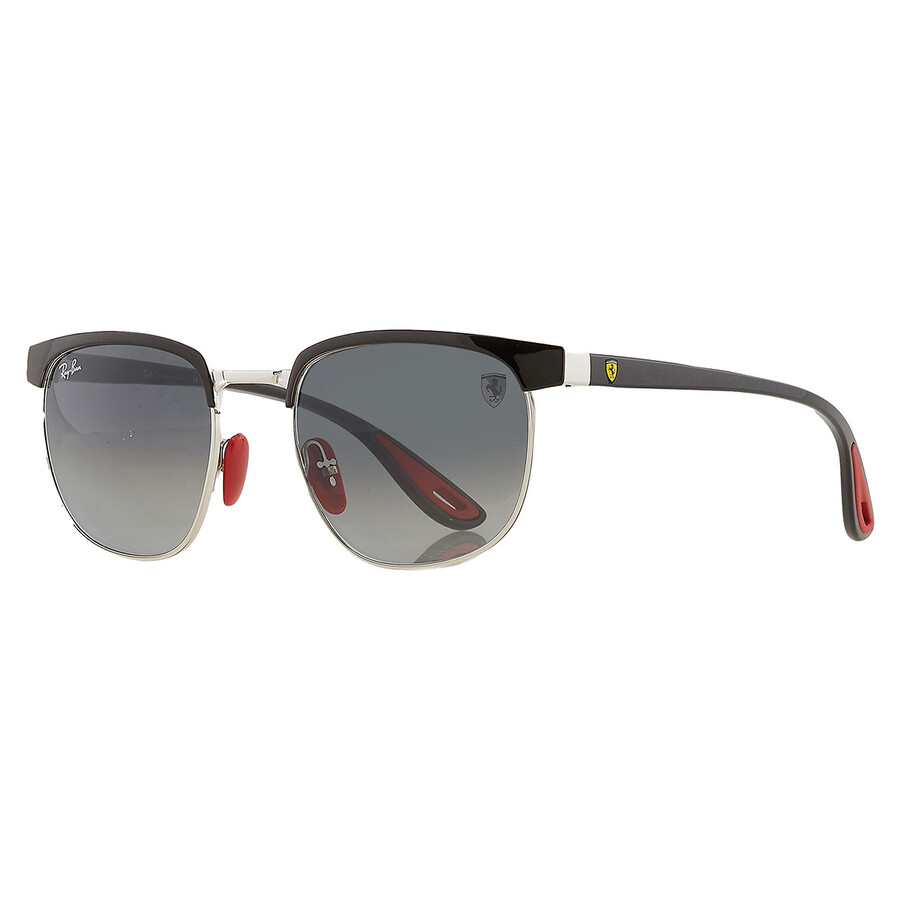 Ray-Ban Scuderia Ferrari Grey Gradient Square Unisex Sunglasses RB3698M ...