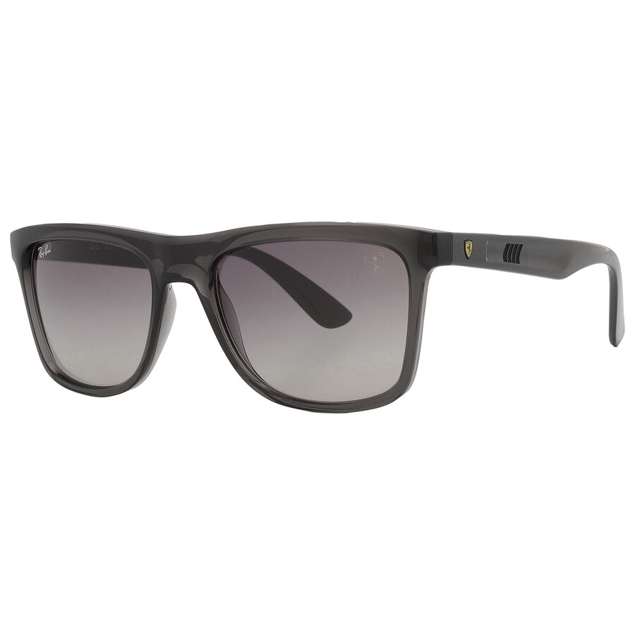 Ray-Ban Scuderia Ferrari Grey Gradient Square Unisex Sunglasses RB4413M ...