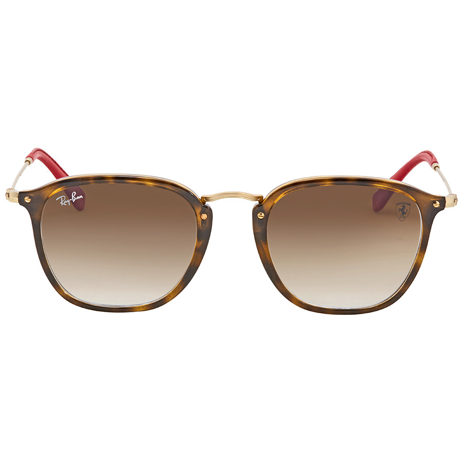 Ray-Ban Scuderia Ferrari Light Brown Gradient Sunglasses RB2448NM ...